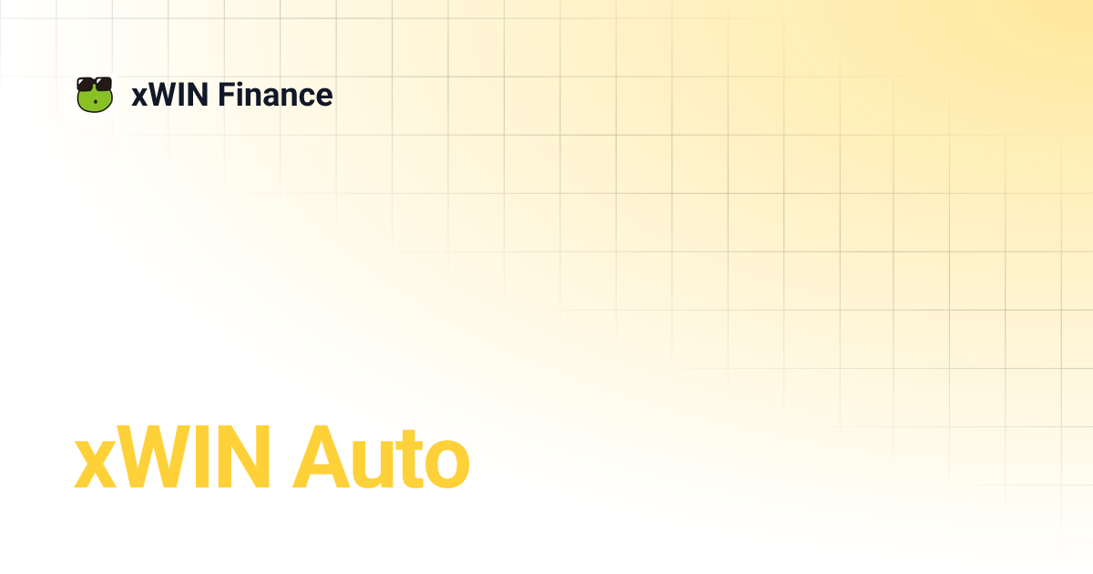 xWIN Auto | xWIN Finance