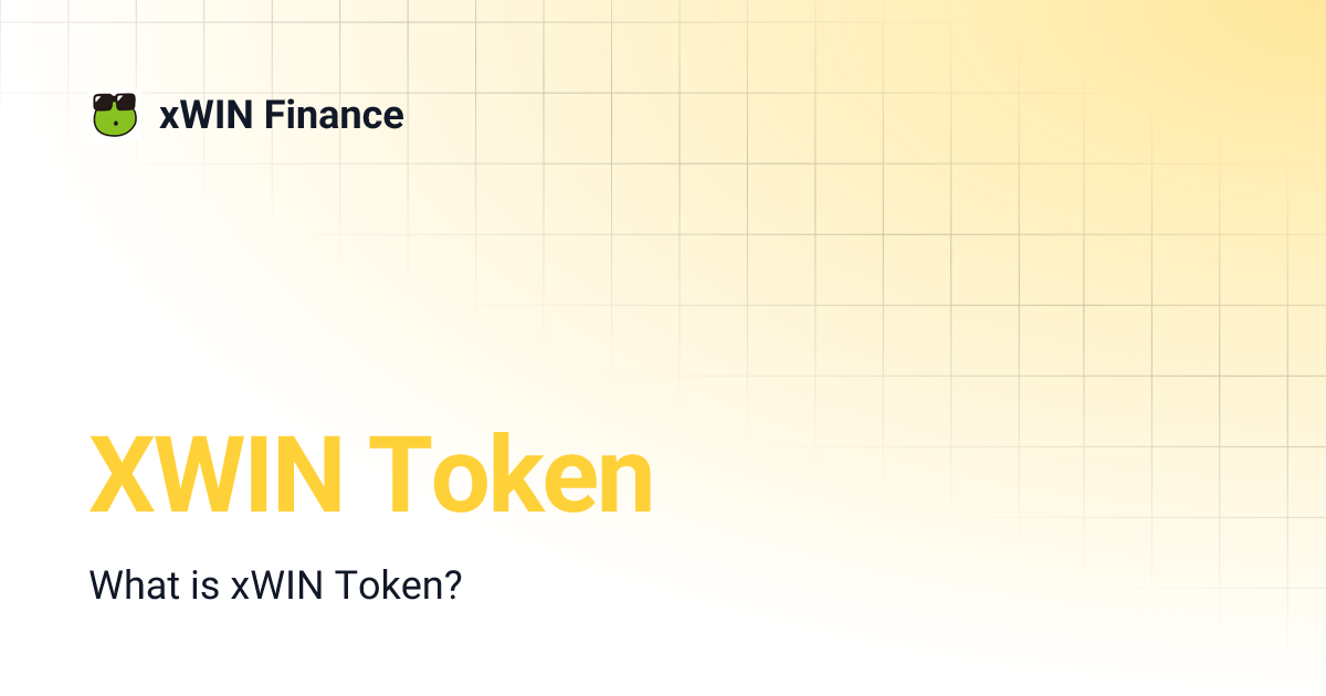XWIN Token | xWIN Finance