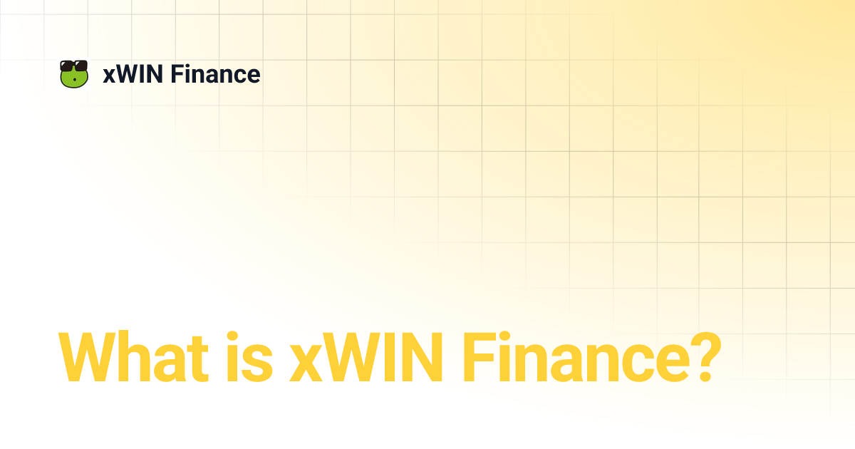 What is xWIN Finance? | xWIN Finance